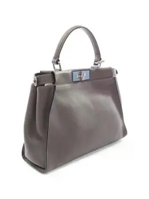 Fendi 2010s Medium Peekaboo Tote Bag - Grey