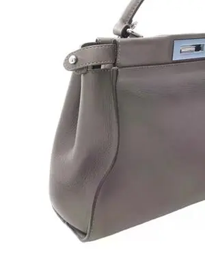 Fendi 2010s Medium Peekaboo Tote Bag - Grey