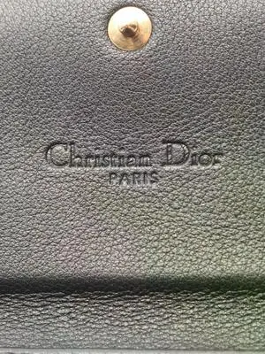 Dior 2010s Cannage Studded Wallet On Chain