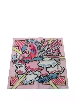 Hermès 2010s Pégase Pop Scarf - Pink