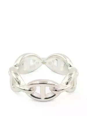 Hermès 2020s Pm Enchaînée Ring - Silver