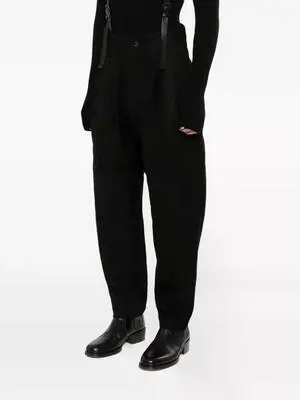 NUDE:MASAHIKO MARUYAMA Striped Panelled Trousers