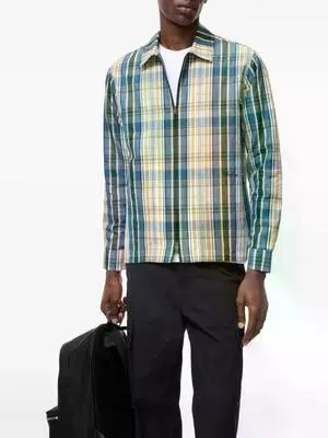 Burberry Check Cotton Linen Overshirt