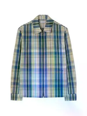 Burberry Check Cotton Linen Overshirt