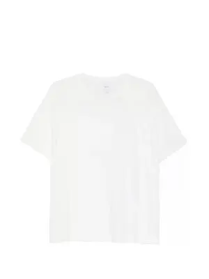 Rhude Logo-embroidered Raglan-sleeve T-shirt - White