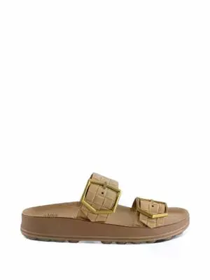 FANTASY SANDALS Taylor Woven-strap Sandals - Neutrals