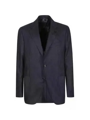 LARDINI Herringbone-weave Blazer