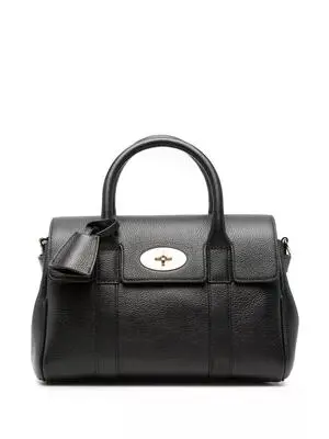 Mulberry Small Bayswater Grained-leather Tote Bag - Black
