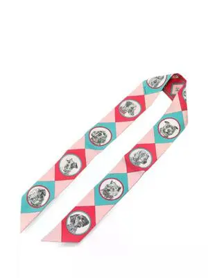 Hermès 2010s Colliers De Chiens Twilly Scarf