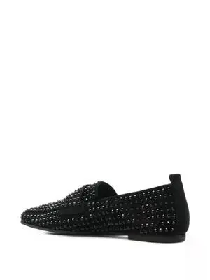 KENNEL&SCHMENGER Lotta Crystal-embellished Loafers