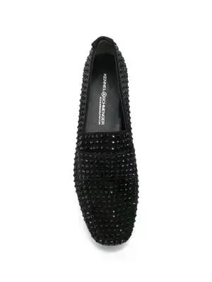 KENNEL&SCHMENGER Lotta Crystal-embellished Loafers