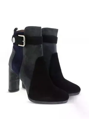 ALBANO Two-tone Buckled Ankle Boots
