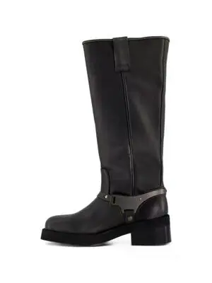 NUBIKK Eve Lynn Leather Biker Boots