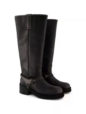 NUBIKK Eve Lynn Leather Biker Boots
