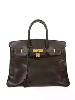 Hermès 1999 35 Birkin Handbag - Brown