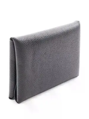 Hermès 2024 Calviduo Epsom Coin Purse - Black