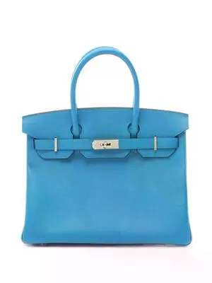 Hermès 2017 Birkin 30 Epsom Handbag - Blue