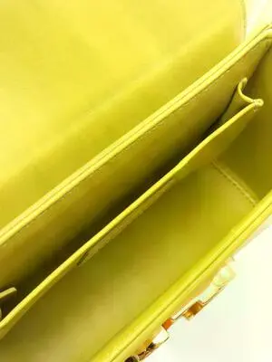 Dior 2010s 30 Montaigne Box Shoulder Bag - Yellow