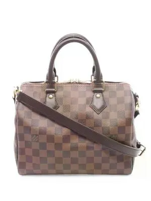 LOUIS VUITTON 2010s 25 Speedy Bandoulière Tote Bag - Brown