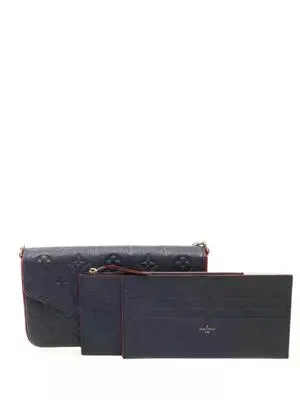 LOUIS VUITTON 2021s Empreinte Felicie Monogram Chain-strap Shoulder Bag
