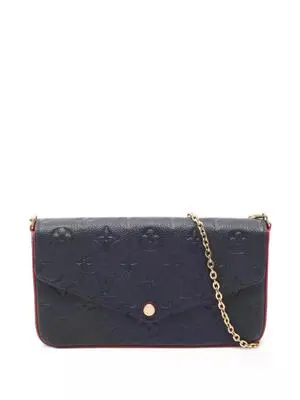 LOUIS VUITTON 2021s Empreinte Felicie Monogram Chain-strap Shoulder Bag