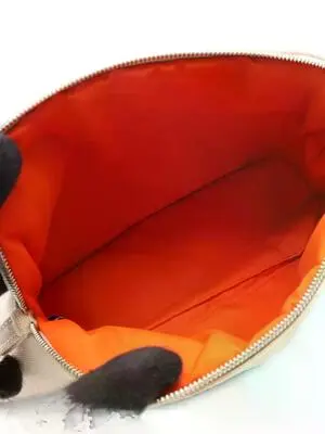 Hermès 2010s Mini Bolide Canvas Pouch