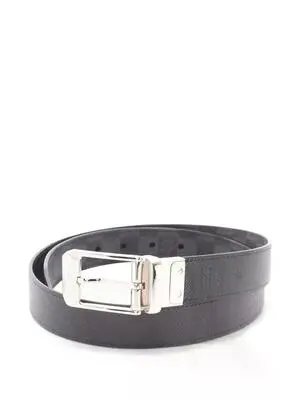 LOUIS VUITTON 2010 Seattle Damier Graphite Reversible Belt