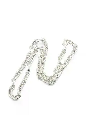 Hermès 2010s Chaîne D'ancre Tpm Anchor-link Necklace - Silver