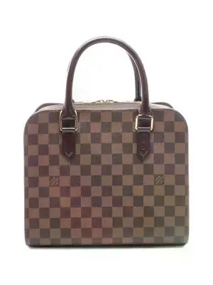 LOUIS VUITTON 2005 Triana Tote Bag - Brown