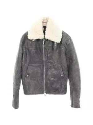 DIOR 2010s Zip-up Leather Jacket