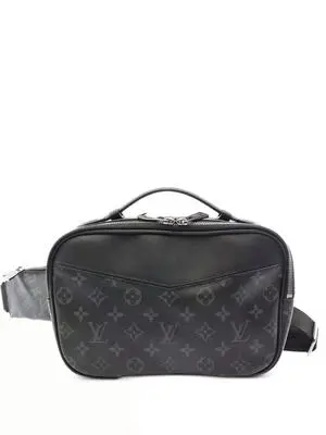 LOUIS VUITTON 2019 Monogram Eclipse Belt Bag - Black