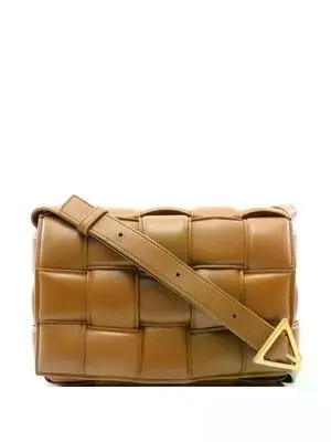 BOTTEGA VENETA 2010s Cassette Padded Maxi Intrecciato Crossbody Bag