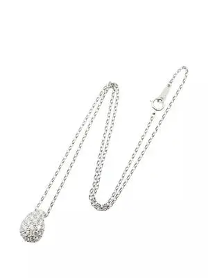 TASAKI 2010s Diamond Necklace - Silver