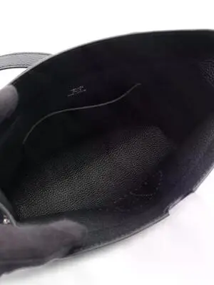 Hermès 2026 Togo Vid Posh Shoulder Bag - Black