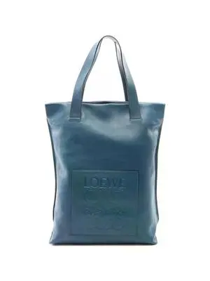 Loewe 2000s Anagram Shopper Tote Bag
