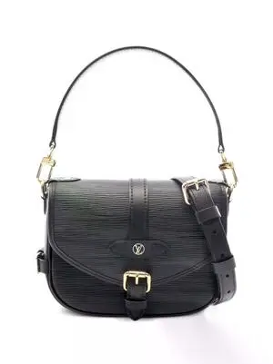 LOUIS VUITTON 2021 Saumur Bb Epi Shoulder Bag - Black