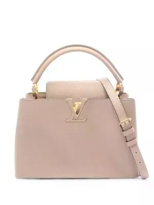 LOUIS VUITTON 2017 Pm Capucines Tote Bag