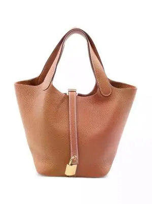 Hermès 2021 Pm Picotin Lock Handbag Brown