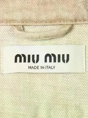 Miu Miu 2010s Logo Denim Jacket