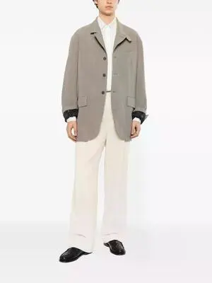 CALMLENCE High-twisted Wool Blazer - Grey
