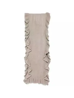 TWINSET Ruffle-trim Knitted Scarf