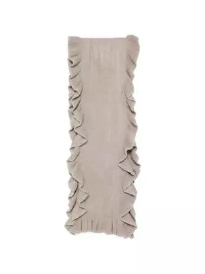 TWINSET Ruffle-trim Knitted Scarf