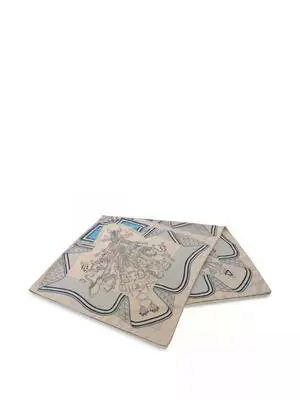 Hermès 2000s Bouquets Sellier Scarf - Neutrals
