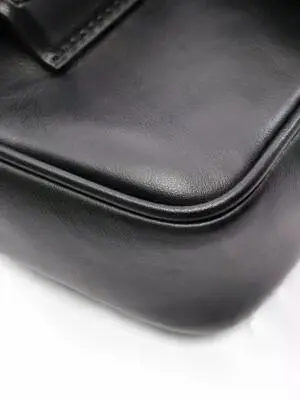 Miu Miu 2010s Penny Leather Handbag - Black