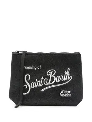 MC2 SAINT BARTH Aline Lurex Clutch Bag