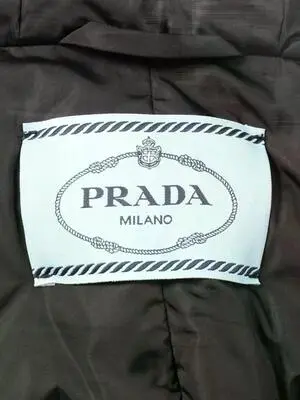 Prada 2000s Re-nylon Triangle Logo Coat