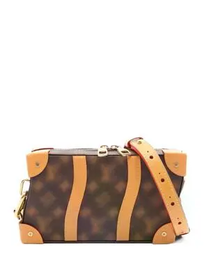 LOUIS VUITTON 2022 Soft Trunk Blurry Monogram Shoulder Bag - Brown