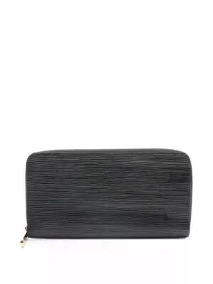 LOUIS VUITTON 2021s Epi Zippy Wallet - Black