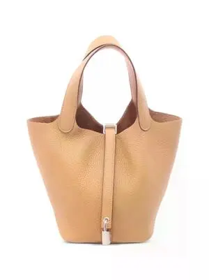 HERMÈS Picotin Lock Leather Tote Bag