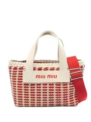 MIU MIU 2010s Intreccio Tote Bag